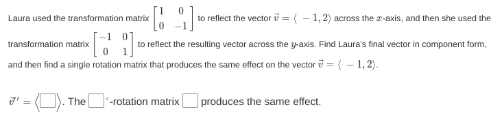 Solved Given that the transformation matrix | Chegg.com