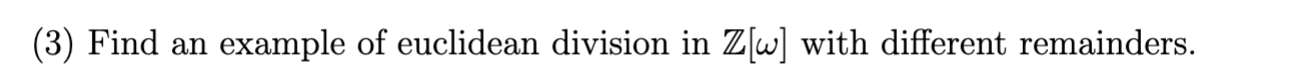 Solved omega = 3rd primitive root of unity. It is the | Chegg.com