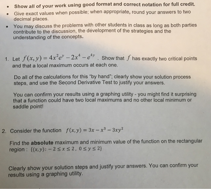 Solved Calc 4 | Chegg.com
