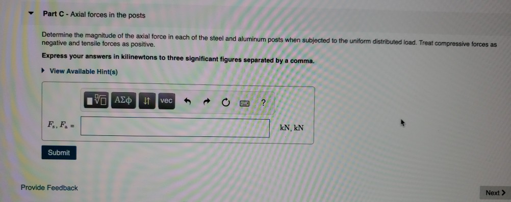 Solved Axial Loads and Statically Indeterminate Systems 14 | Chegg.com