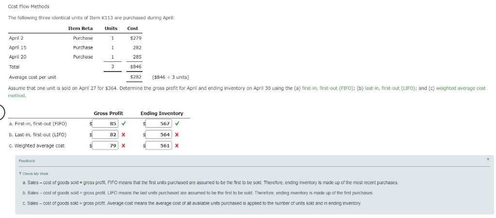 Solved Cost Flow Methods The following three identical units | Chegg.com
