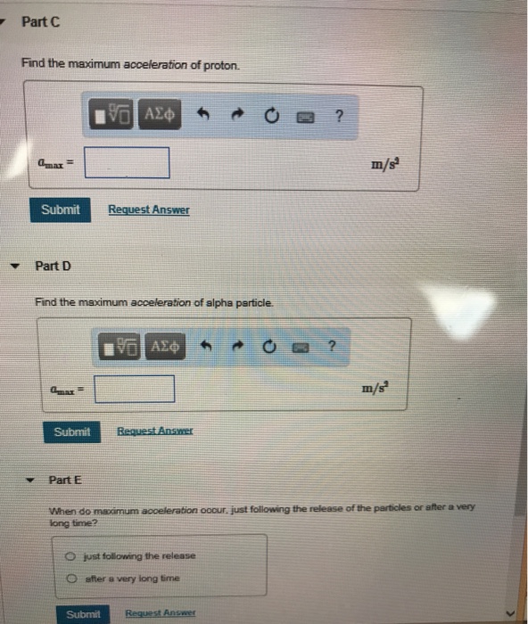 Solved Constents A proton and an alpha particle are released | Chegg.com Solved Constents A proton and an alpha particle are released | Chegg.com