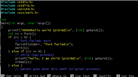 Solved Using the Linux-based nano editor code below, modify | Chegg.com