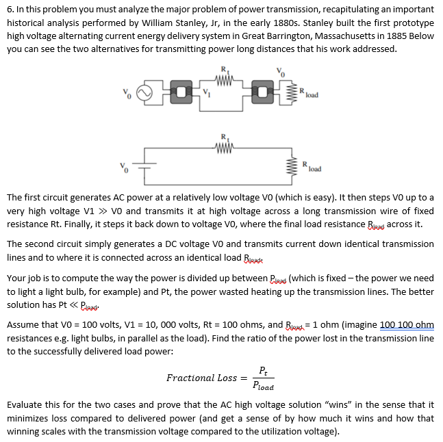 Solved 6. In this problem you must analyze the major problem | Chegg.com