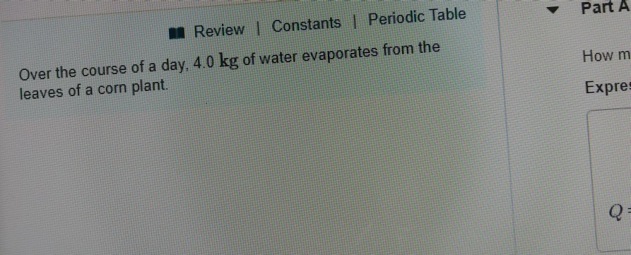 Solved Review 1 Constants l Periodic Table Part A Over the | Chegg.com