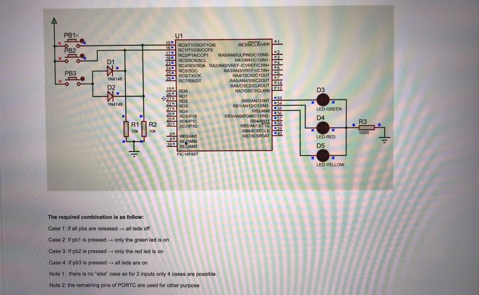 Solved I need the code C language or ASM in MPLAB IDE | Chegg.com