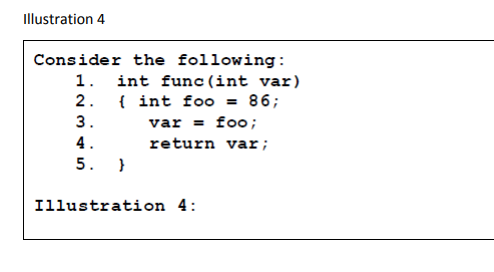 Solved In Illustration 4, line 2, what is the object | Chegg.com