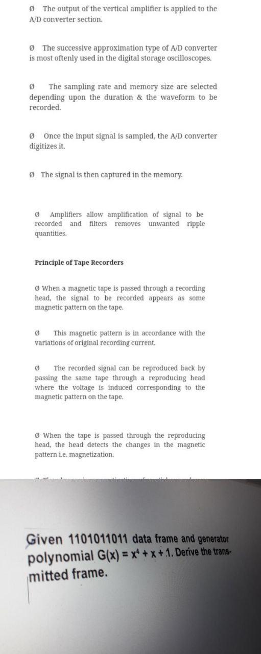 Solved The output of the vertical amplifier is applied to | Chegg.com