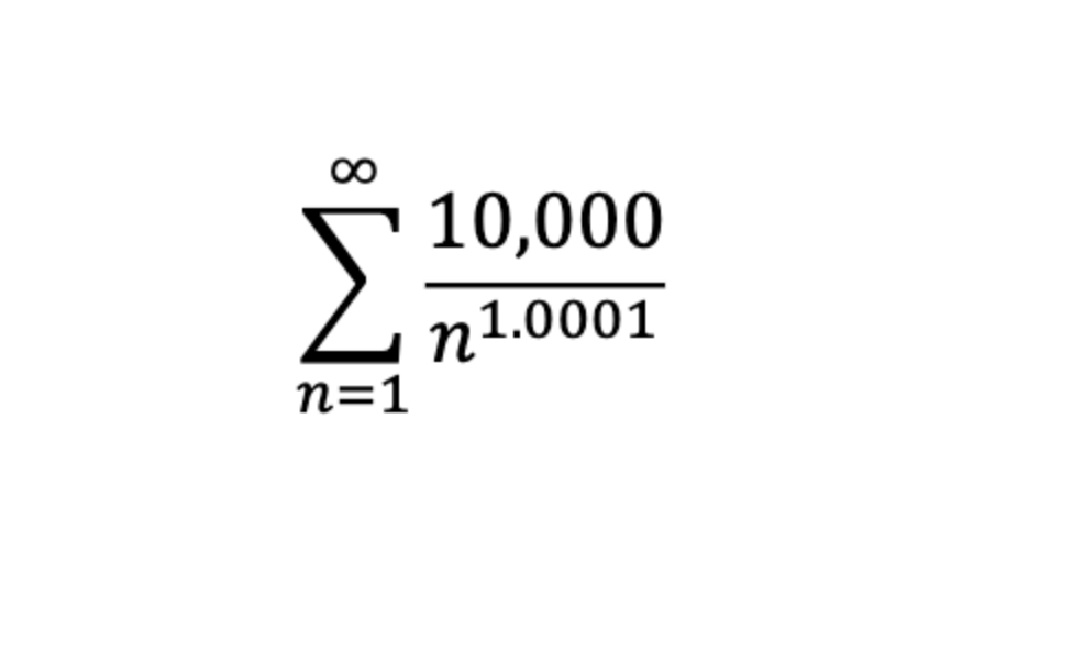 Solved ∑n=1∞n1.000110,000 | Chegg.com