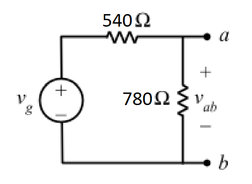 Solved Calculate the Vab for this Vg values : 0 V , 2 V , 4 | Chegg.com