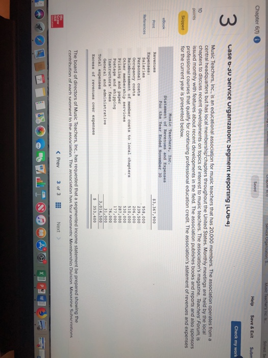 Solved Chapter 6(0) 6 Help Save& Exit Subm 3 case o-su | Chegg.com