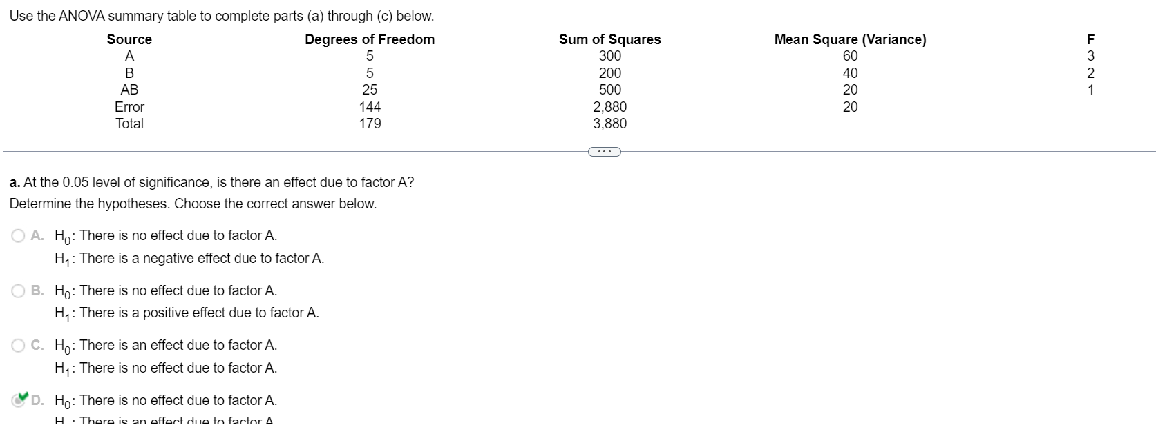 I need help completing this question: PARTS A, B & | Chegg.com