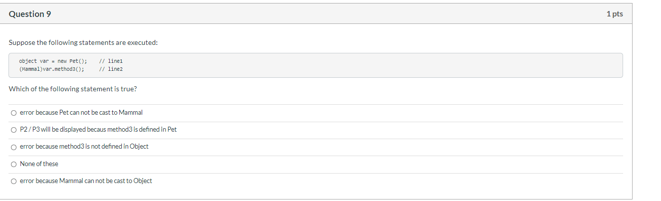Solved Refer to the following class implementation for | Chegg.com
