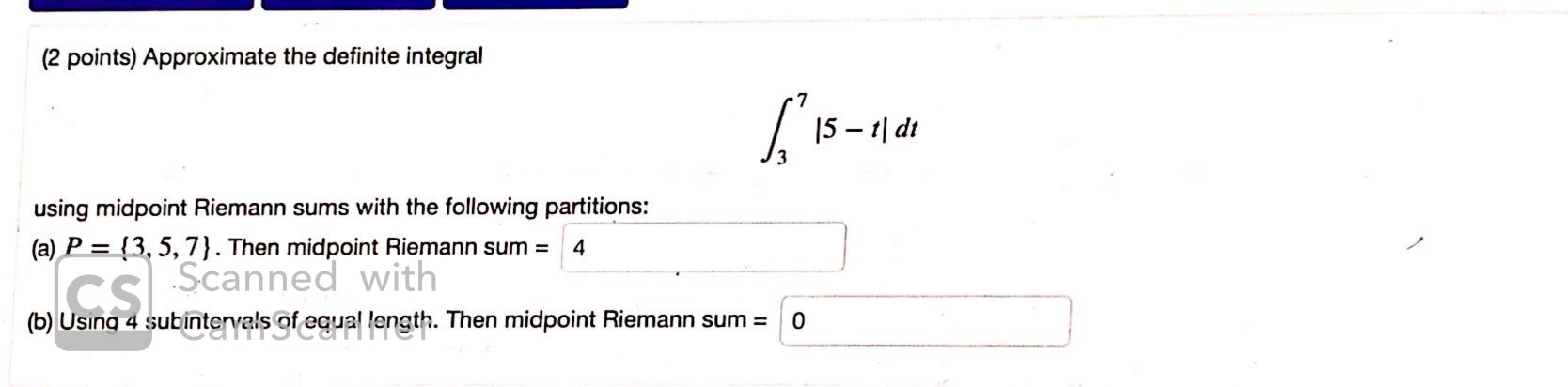 Solved (2 points) Approximate the definite integral [ 15-1dt | Chegg.com Solved (2 points) Approximate the definite integral [ 15-1dt | Chegg.com