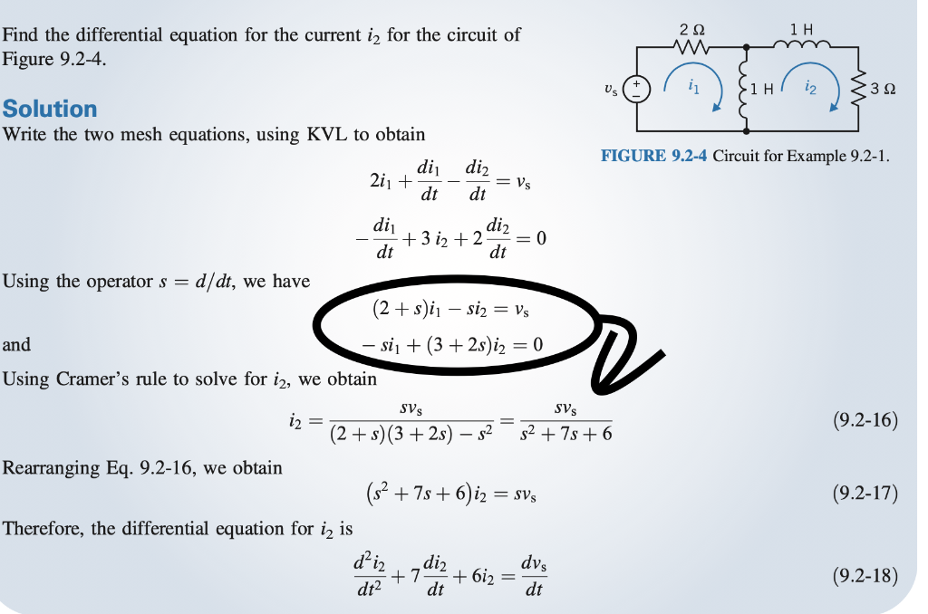 Solved Can anyone show me how they did the cramer's rule in | Chegg.com