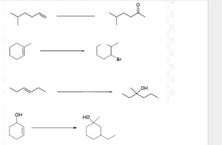 Solved Provide a step-wise synthesis for each of the | Chegg.com