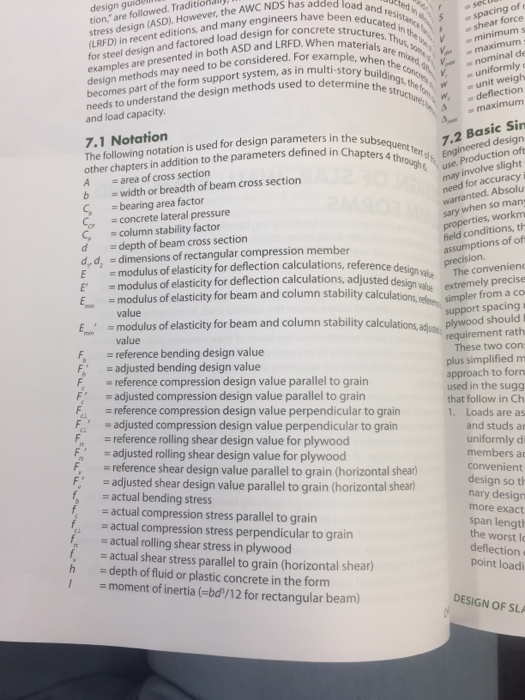 CONS 3015 PROBLEM 4-C-4 FORMWORK PROBLEMS Develop & | Chegg.com