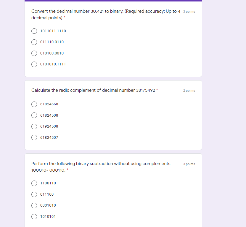 Solved Convert the decimal number 30.421 to binary. | Chegg.com