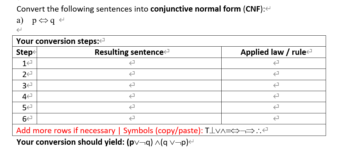 Solved Convert the following sentences into conjunctive | Chegg.com