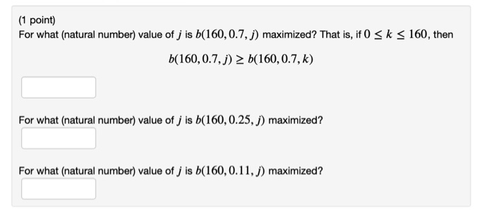 Solved (1 point) For what (natural number) value of j is | Chegg.com