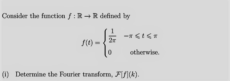 Solved Consider the function f : RR defined by 1 27 - | Chegg.com