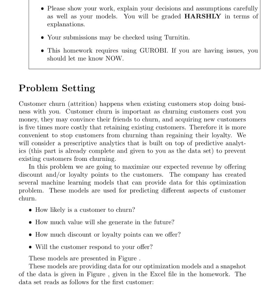 - Please show your work, explain your decisions and | Chegg.com