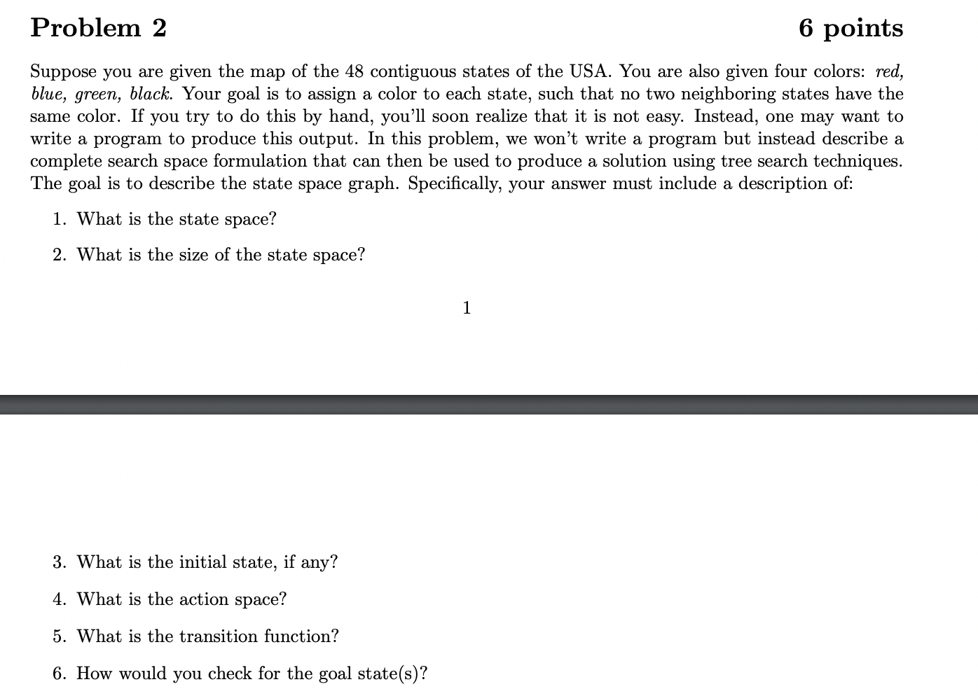 Solved Problem 2 6 points Suppose you are given the map of | Chegg.com
