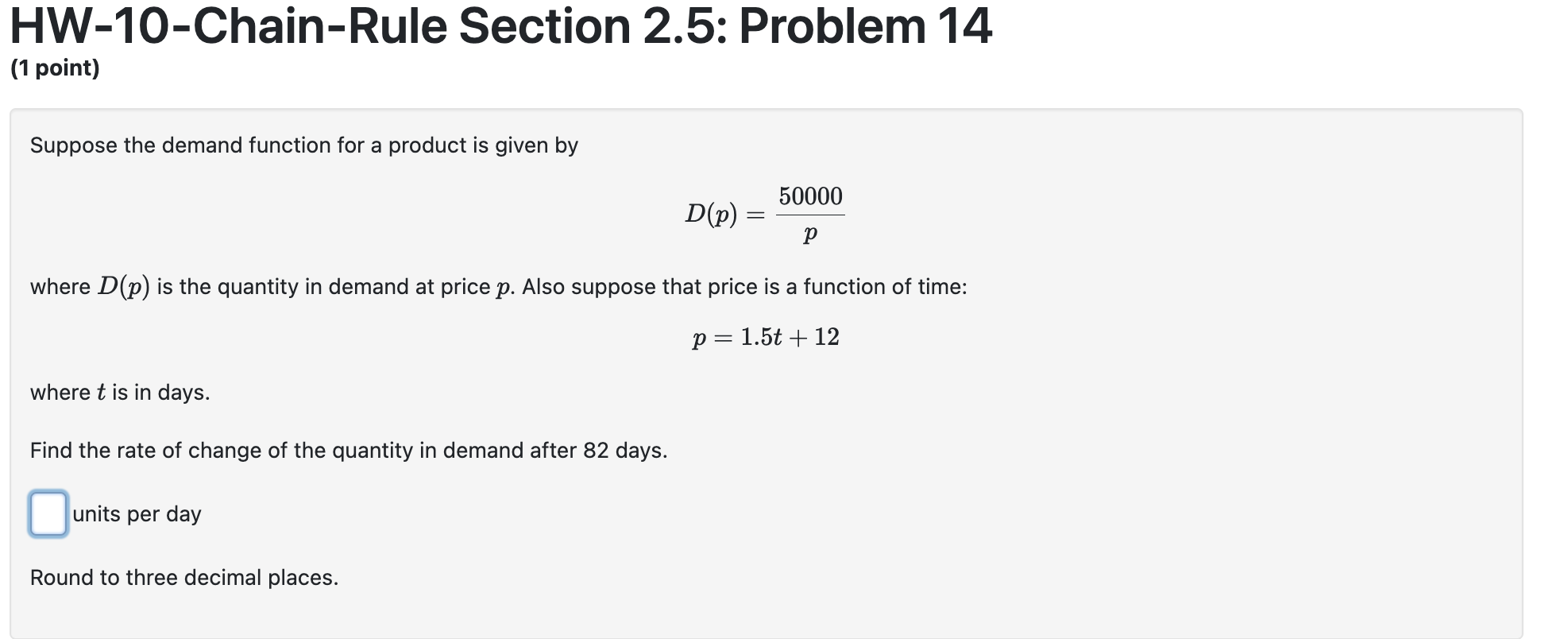 Solved HW-10-Chain-Rule Section 2.5: Problem 14 (1 point) | Chegg.com