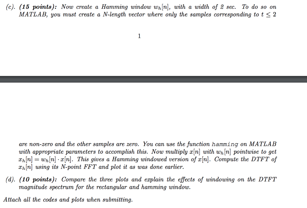 Solved Problem 1. (40 points): Visualizing the effect of | Chegg.com