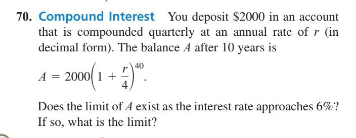 Solved 0. Compound Interest You deposit $2000 in an account | Chegg.com