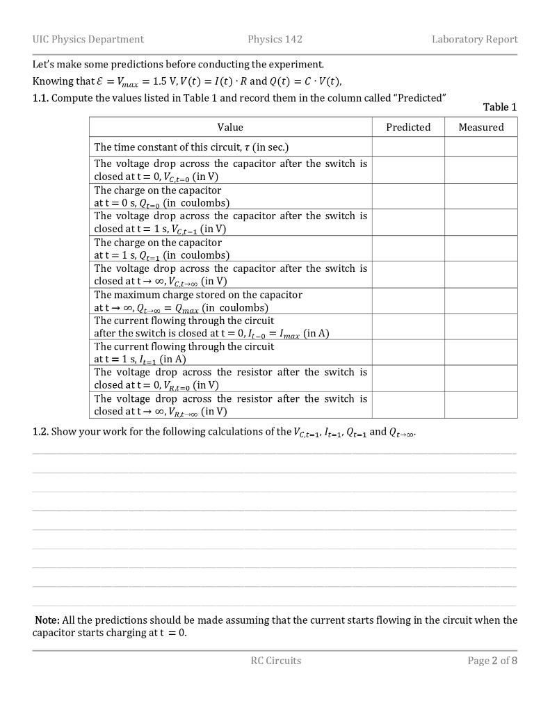 Let's make some predictions before conducting the | Chegg.com