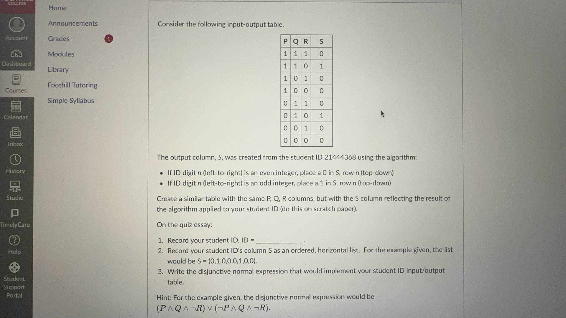 Solved Home Announcements Grades (1) Modules Library | Chegg.com