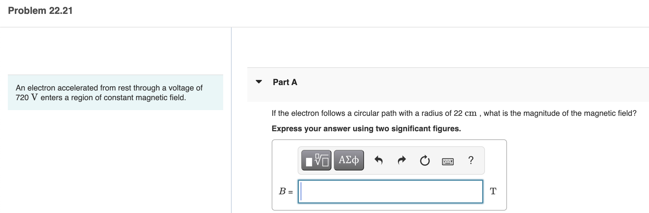 Solved An Electron Accelerated From Rest Through A Voltage