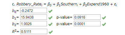 Solved j. Consider the model in part c., which uses | Chegg.com