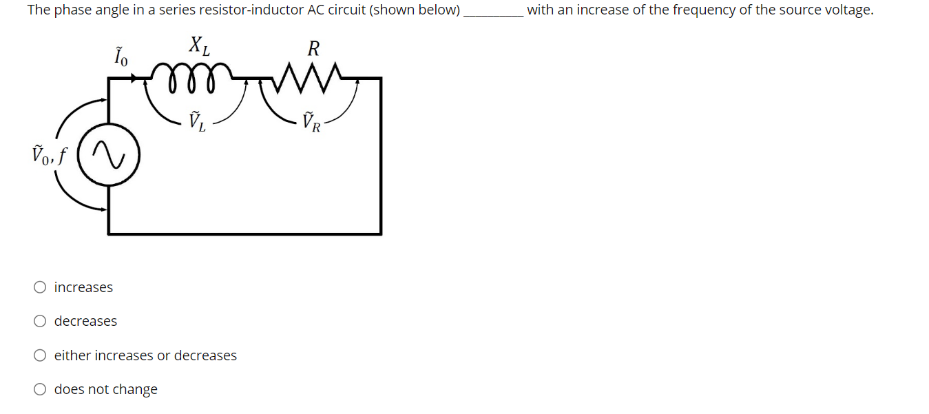 Solved increases decreases either increases or decreases | Chegg.com