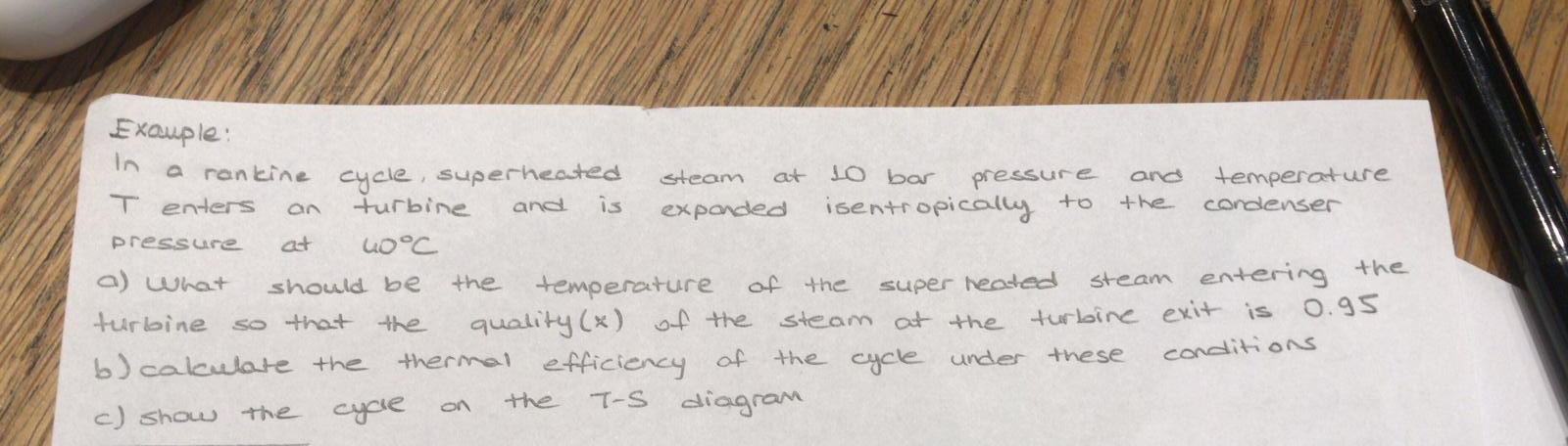 Exauple:In a rankine cycle, superheated steam at 10 | Chegg.com Exauple:In a rankine cycle, superheated steam at 10 | Chegg.com