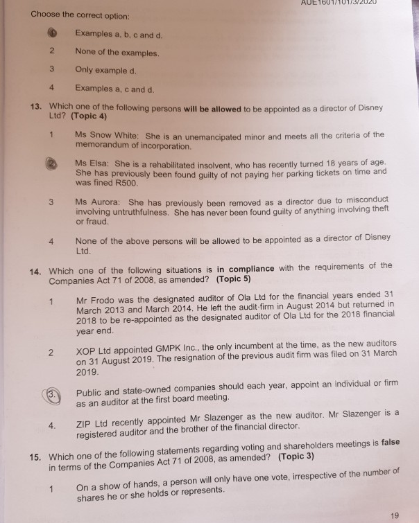 Solved 8. The following extract is from BA Barista Limited's | Chegg.com