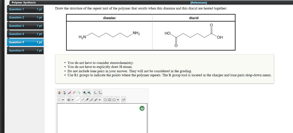Solved Draw the structure of the repeat unit of the polymer | Chegg.com
