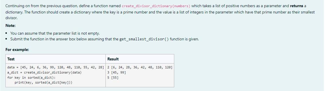 Solved divisor. Note: - You can assume that the parameter | Chegg.com