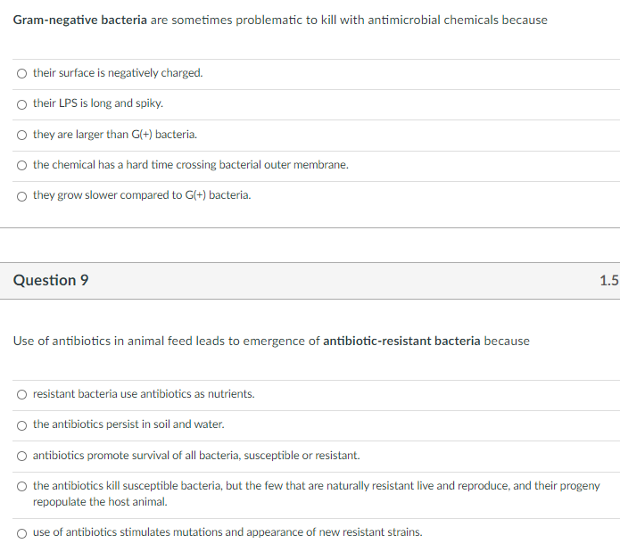 Solved Which of the following antibiotics does not interfere | Chegg.com