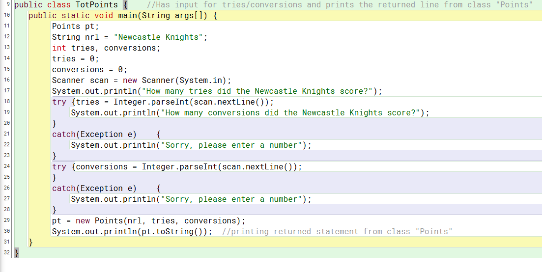 Solved Hey! I want to have two methods in this class. One | Chegg.com