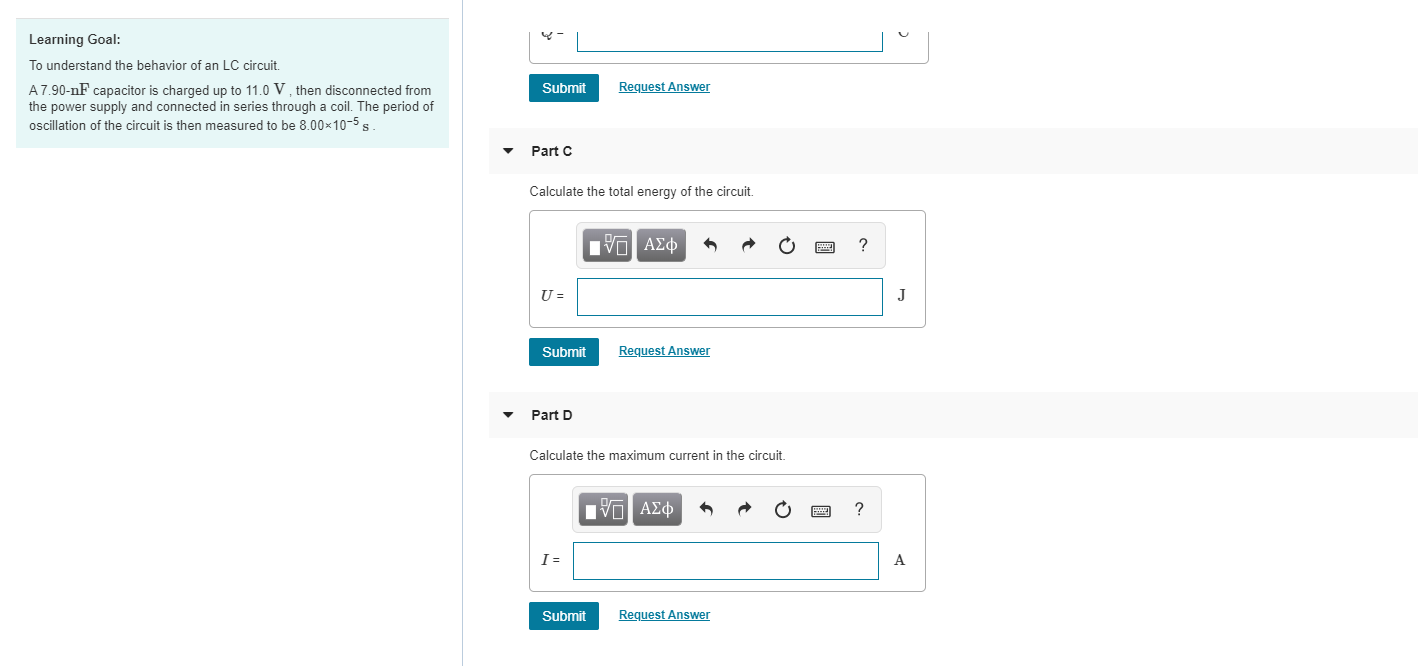Solved Part A Learning Goal: To understand the behavior of | Chegg.com