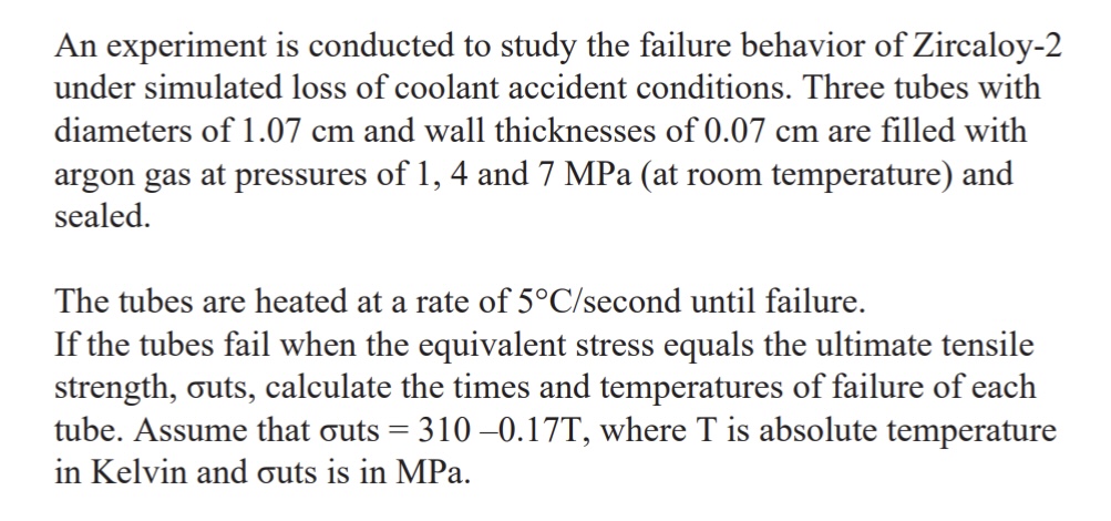 Solved An experiment is conducted to study the failure | Chegg.com