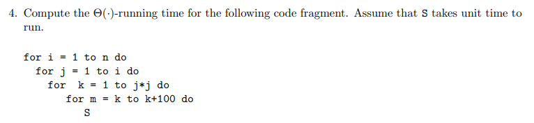 Solved Hello..Please solve this time complexity question | Chegg.com
