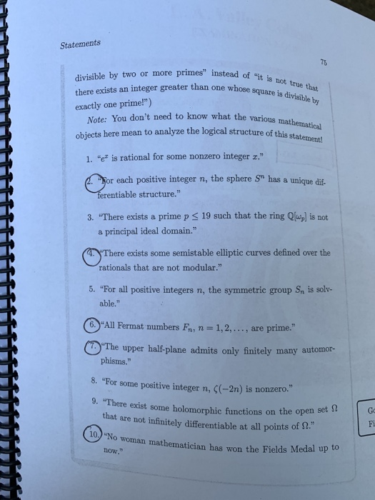Solved Write down mathematically meaningful negations of the | Chegg.com