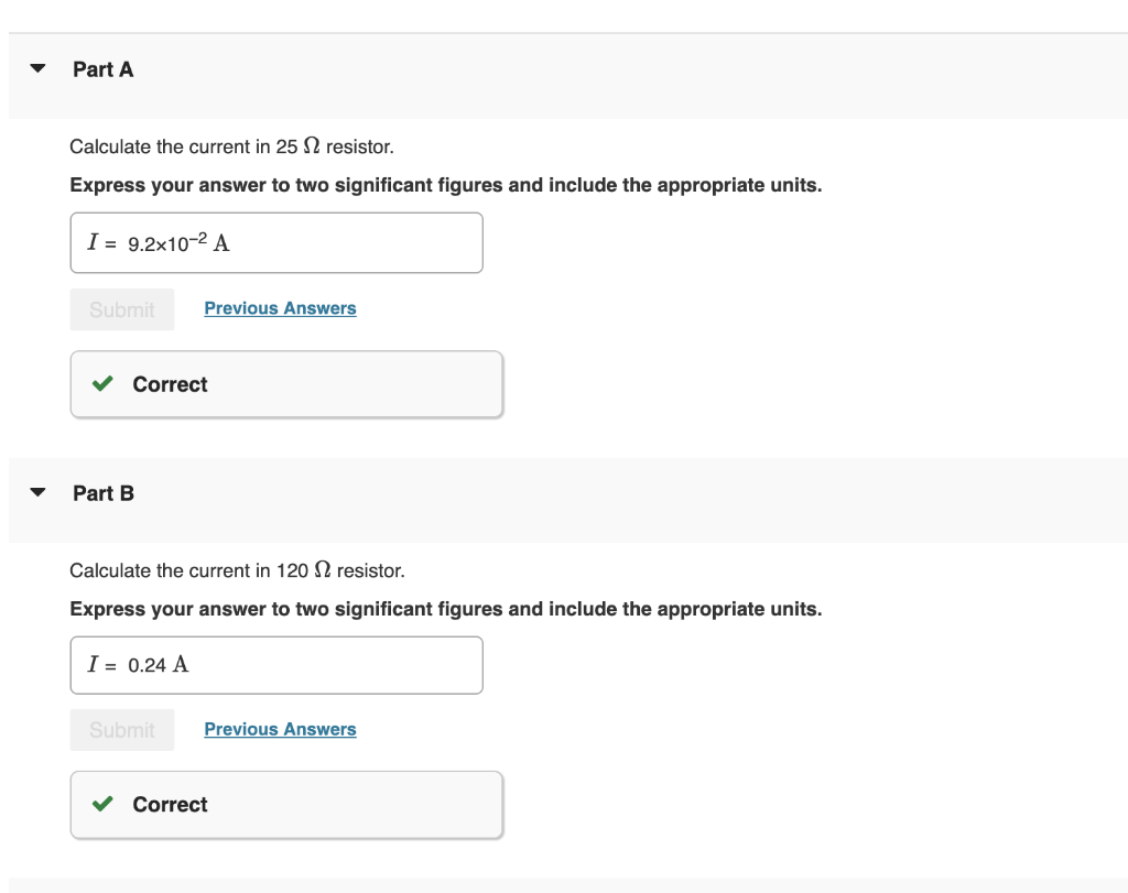 Solved Calculate the currents in each resistor of the | Chegg.com