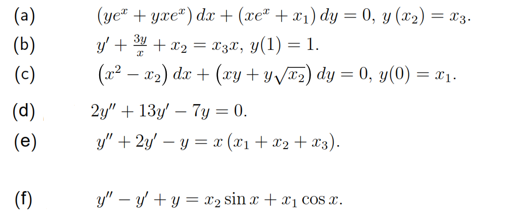 Solved Being x1=3, x2= 3 and x3=3. Get the general solution | Chegg.com