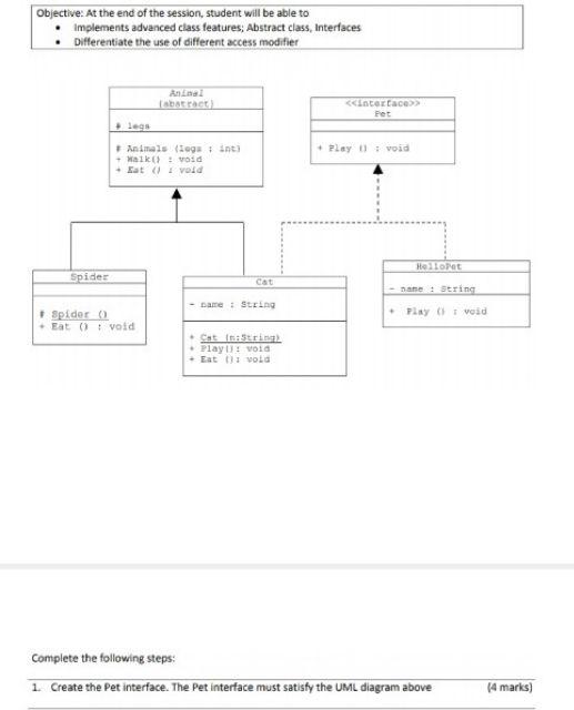 Solved Objective: At the end of the session, student will be | Chegg.com
