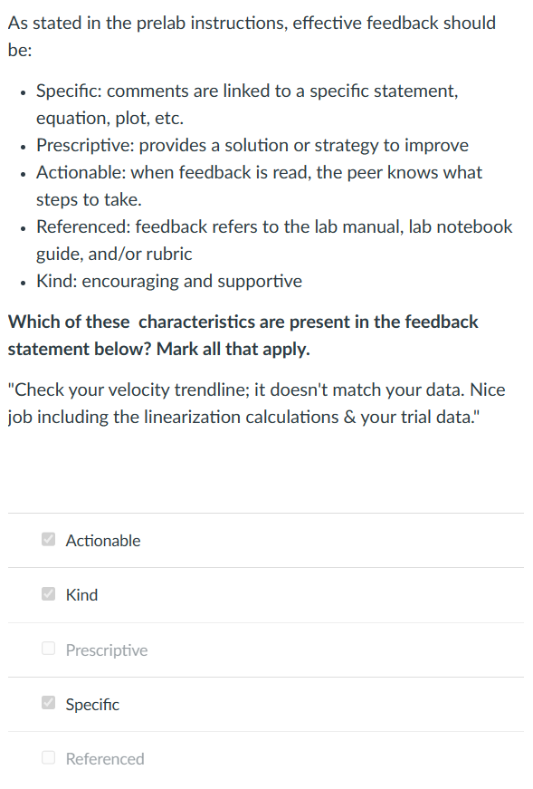 Solved As stated in the prelab instructions, effective | Chegg.com