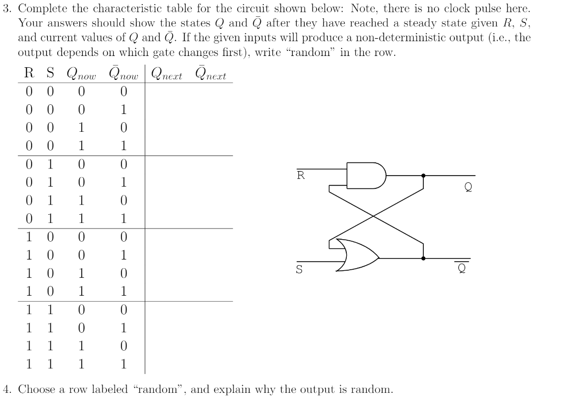Solved Trying to better understand Characteristic tables and | Chegg.com